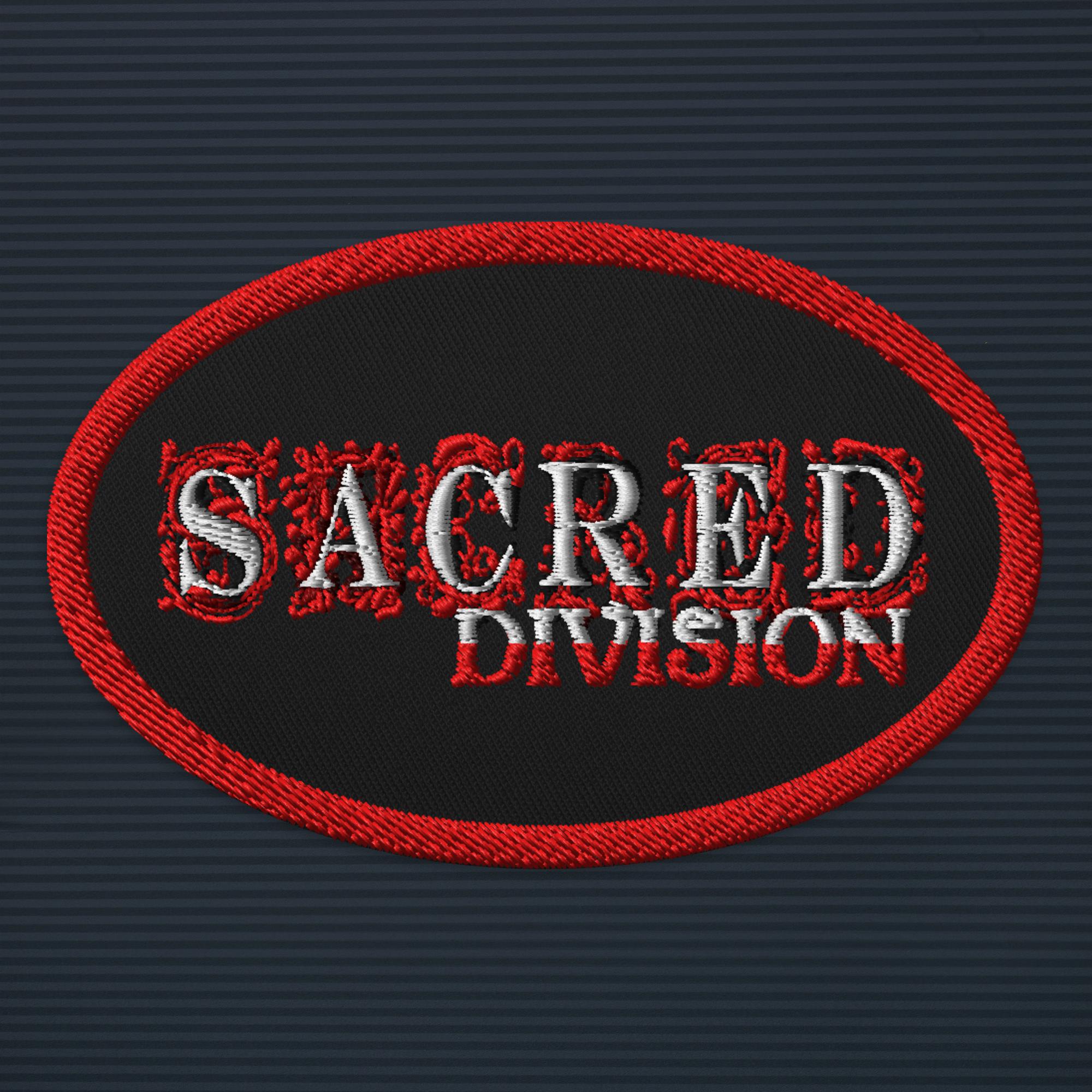 Embroidered Patch - Sacred Division - KGRA Digital Broadcasting